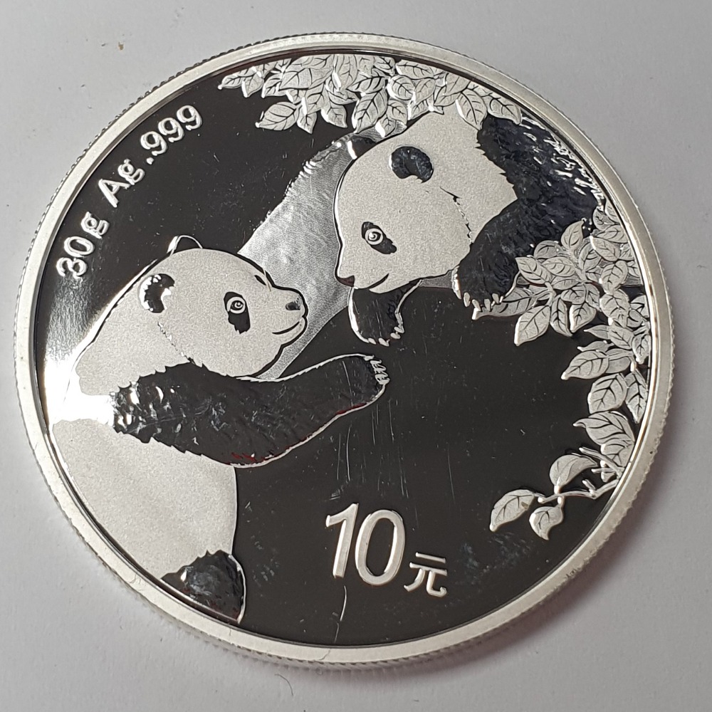 Like New 1 oz Silver China Panda .999 Coin in capsule 2023 - Own4Less